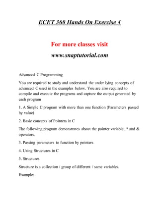 Ecet 360 Massive Success / snaptutorial.com