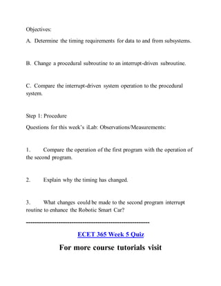 ECET 365 Success Begins /newtonhelp.com | PDF