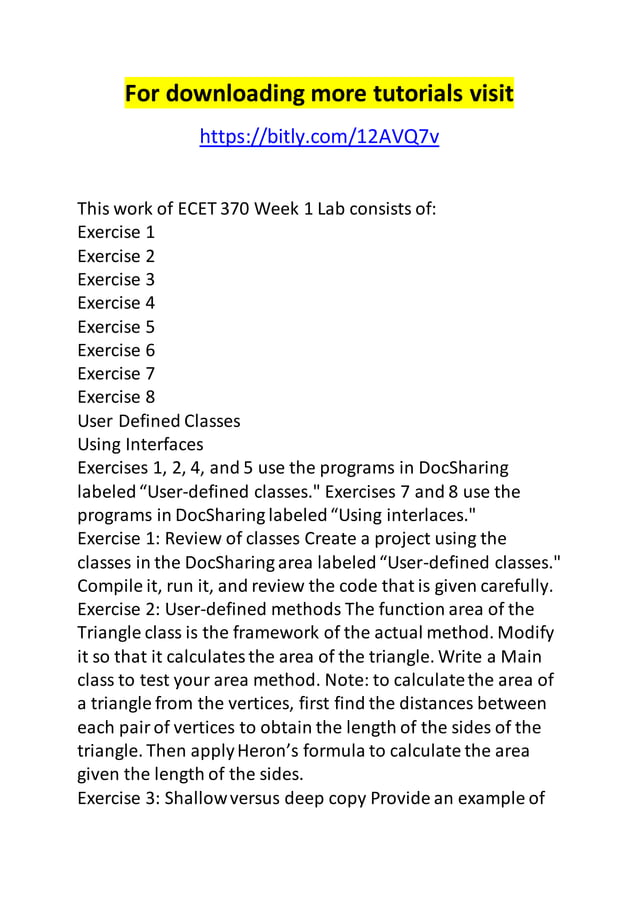 Ecet 370 week 1 lab | PDF