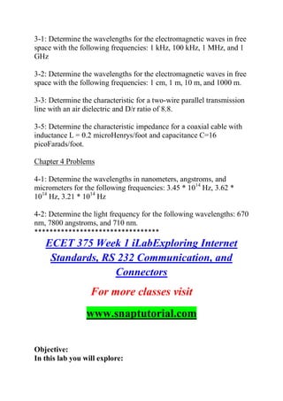 Ecet 375 Enhance teaching / snaptutorial.com