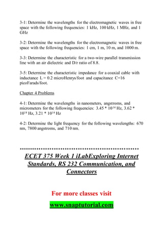 Ecet 375 Education Specialist-snaptutorial.com