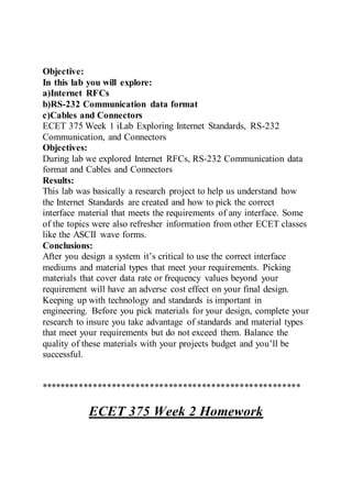 Ecet 375 Education Specialist-snaptutorial.com