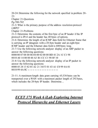 Ecet 375 Education Redefined - snaptutorial.com