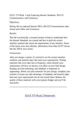 ECET 375 Invent Yourself/newtonhelp.com