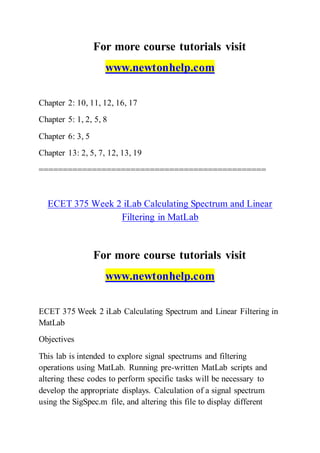 ECET 375 Invent Yourself/newtonhelp.com