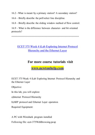 ECET 375 Invent Yourself/newtonhelp.com