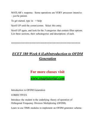Ecet 380 Success Begins / snaptutorial.com