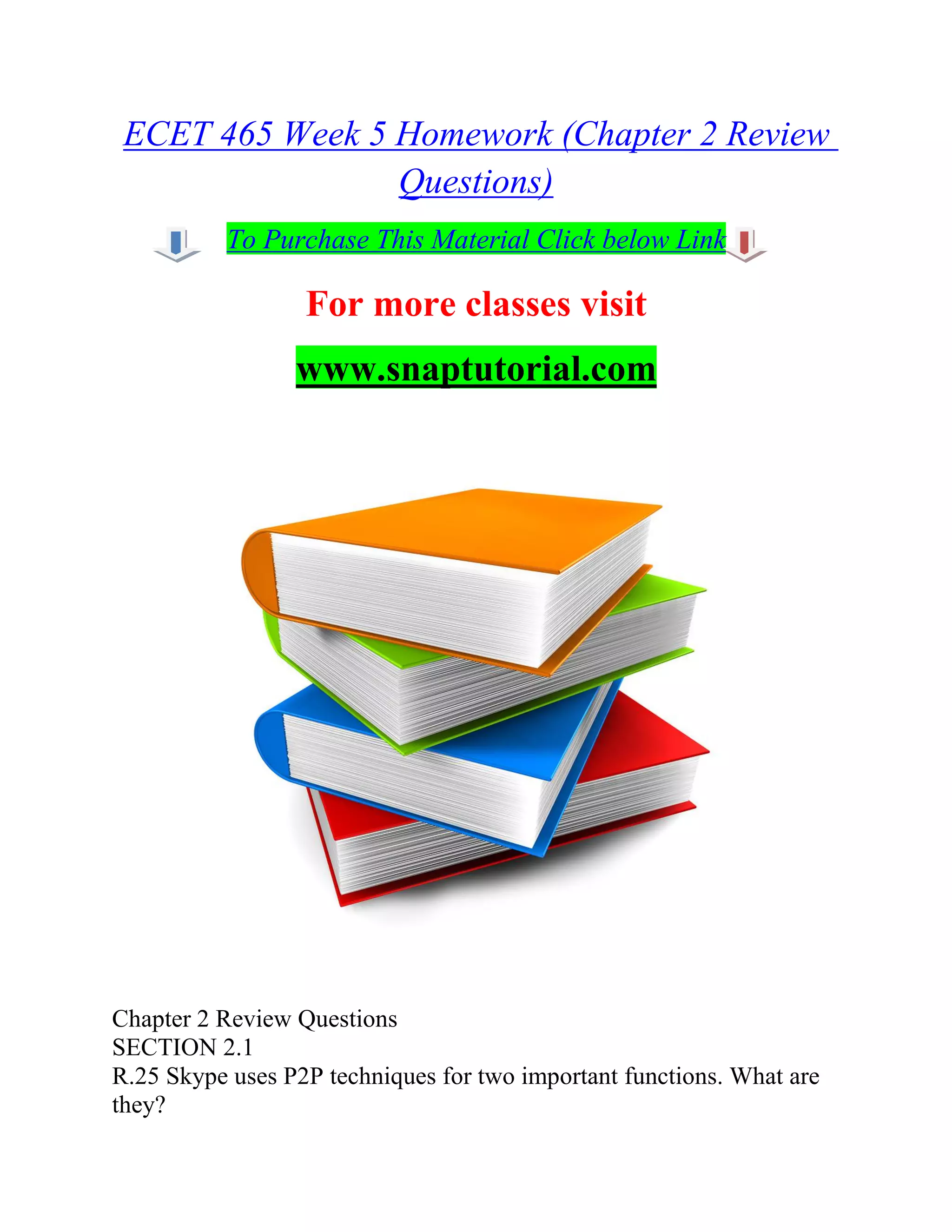 ECET 465 help Making Decisions/Snaptutorial | PDF