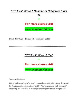 ECET 465 Technology levels--snaptutorial.com