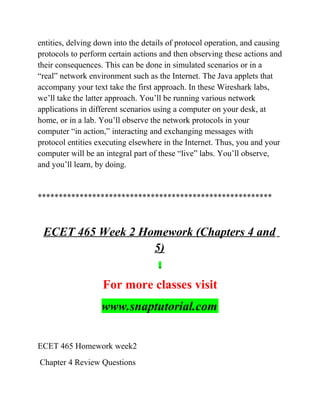 ECET 465 Technology levels--snaptutorial.com