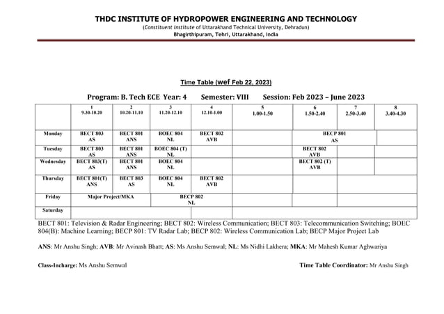 ECE Time Table .docx