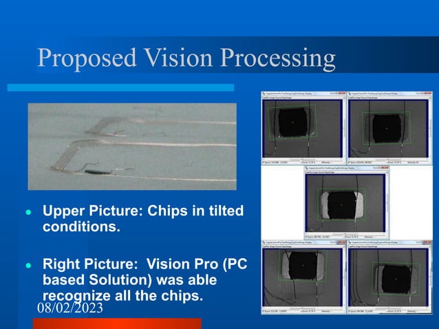 Ahmed Elmalla ECE Bonding Vision System proposal by Python & Computer ...