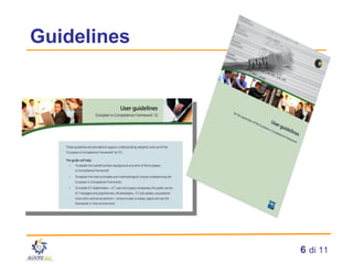 eCF - European e-Competence Framework | PPT