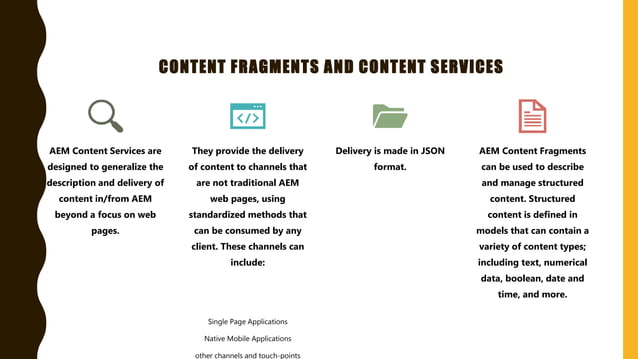 Experience and Content Fragment | PPTX | Desktop Publishing | Computer ...