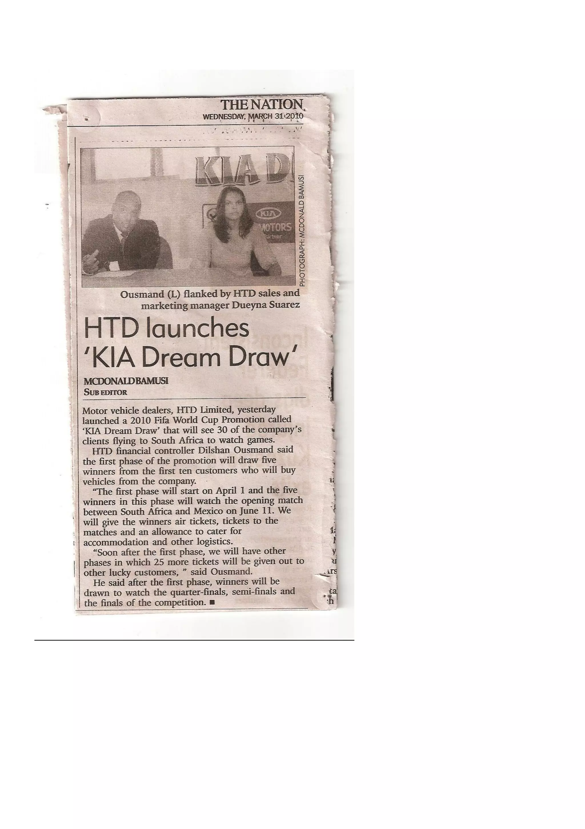 Newspaper Articles-Dilshan Ousmand | PDF