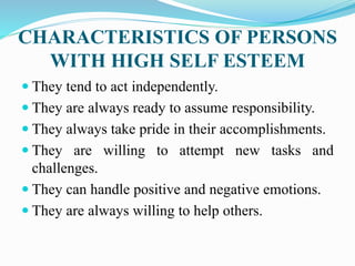 SELF ESTEEM ISSUES IN ADOLESCENTS | PPTX