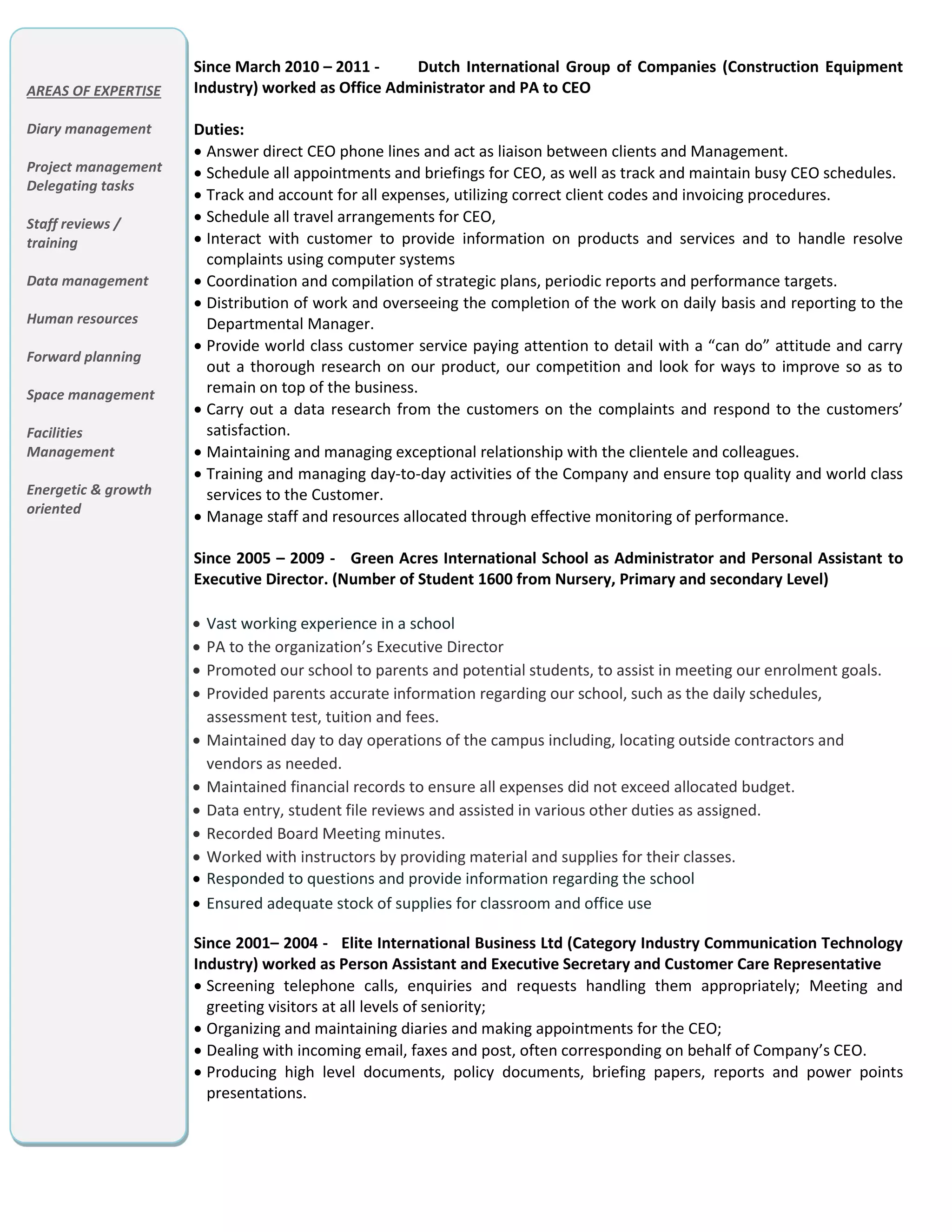 Catherine CV 2015 | PDF