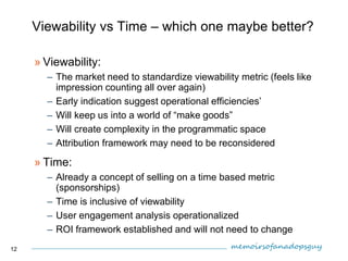 Time or Attention as a currency (aCPM)-RicardoCollison | PDF | Internet ...