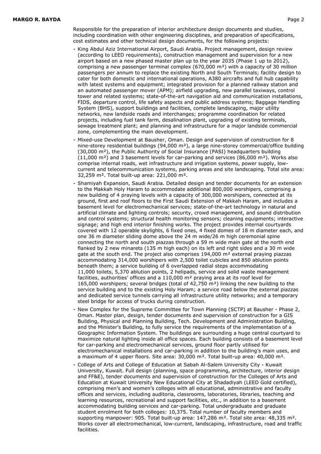 CV DAR MARGO R. BAYDA.PDF | Air Travel | Travel Type