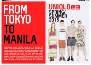 Uniqlo (brochure study) | PDF