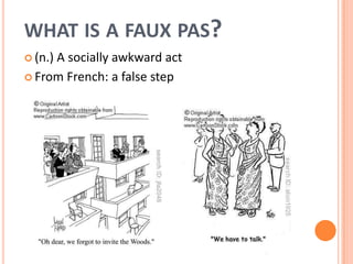Ec faux pas | PPT