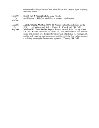 Resume 2015 | PDF | Legal Services Industry | Industries