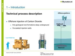 Injection: Risks and challenges - Injection of CO2 into geological rock ...