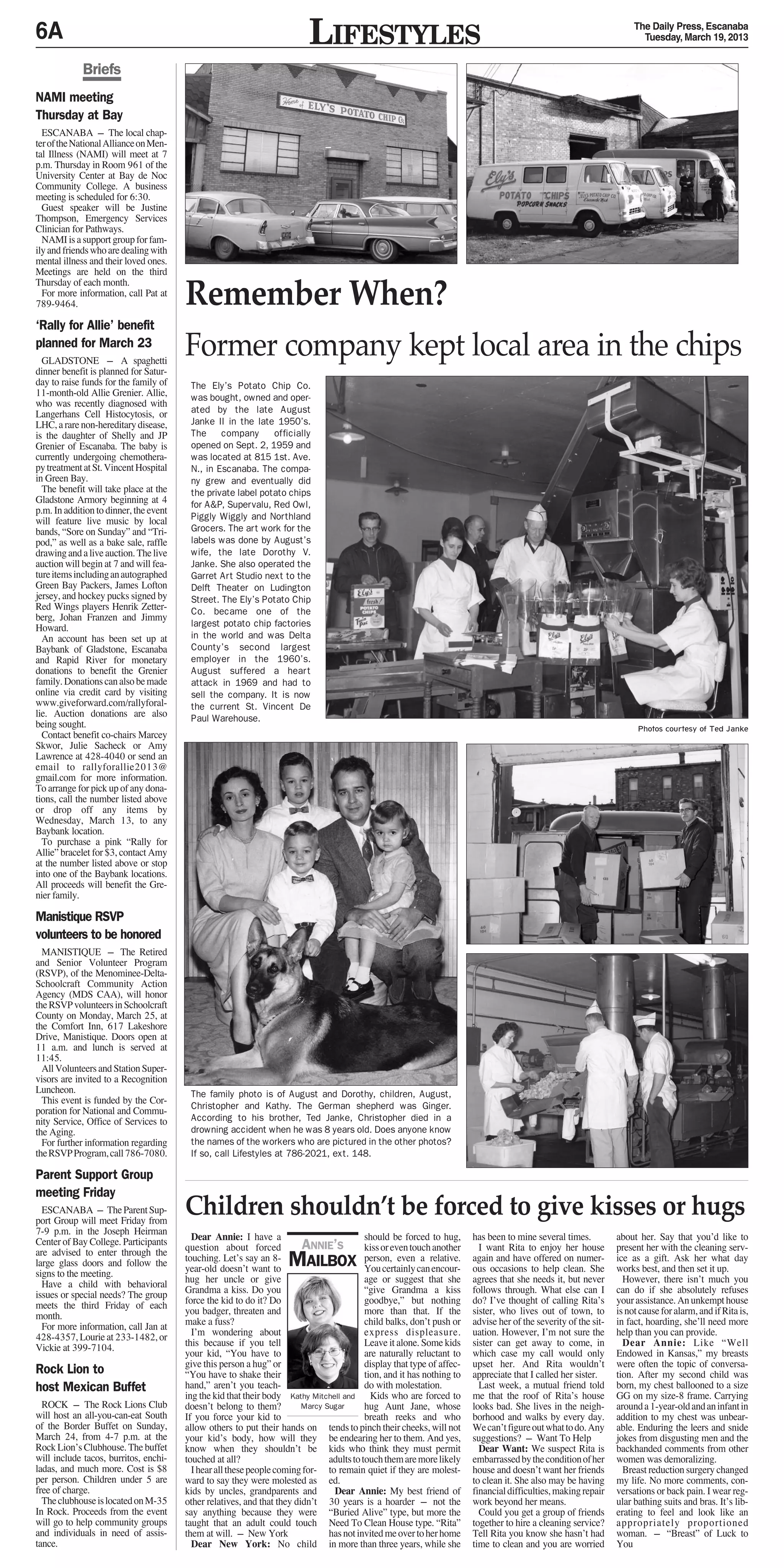 Daily Press Ely's Potato Chip Factory | PDF