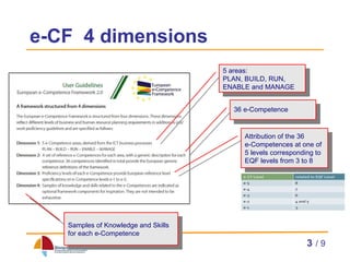 e-Competence framework | PPT | Professional School | Postgraduate Education