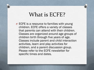 ECFE powerpoint | PPTX