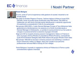 Ec finance srl presentazione | PDF