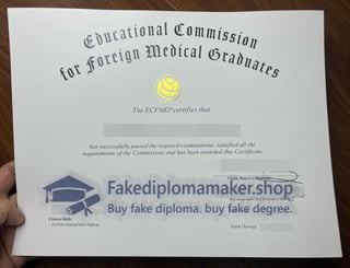 Where to order a fake ECFMG Certificate online? | PDF