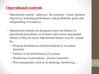 Internal control system | PDF