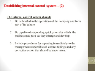 Internal control system | PDF