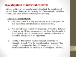 Internal control system | PDF