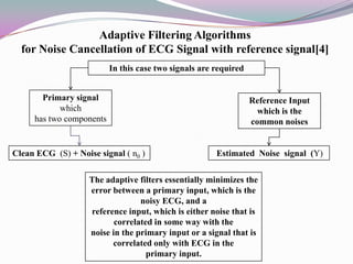 ECG Noise cancelling | PPTX