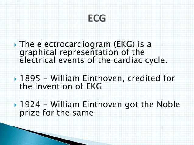 ECG: Indication and Interpretation | PPTX