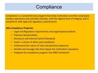 Ethics Compliance and Governance | PPTX