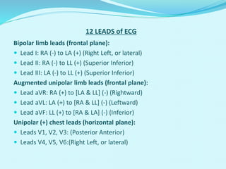 topic ECG and heart diseases+treatments | PPTX
