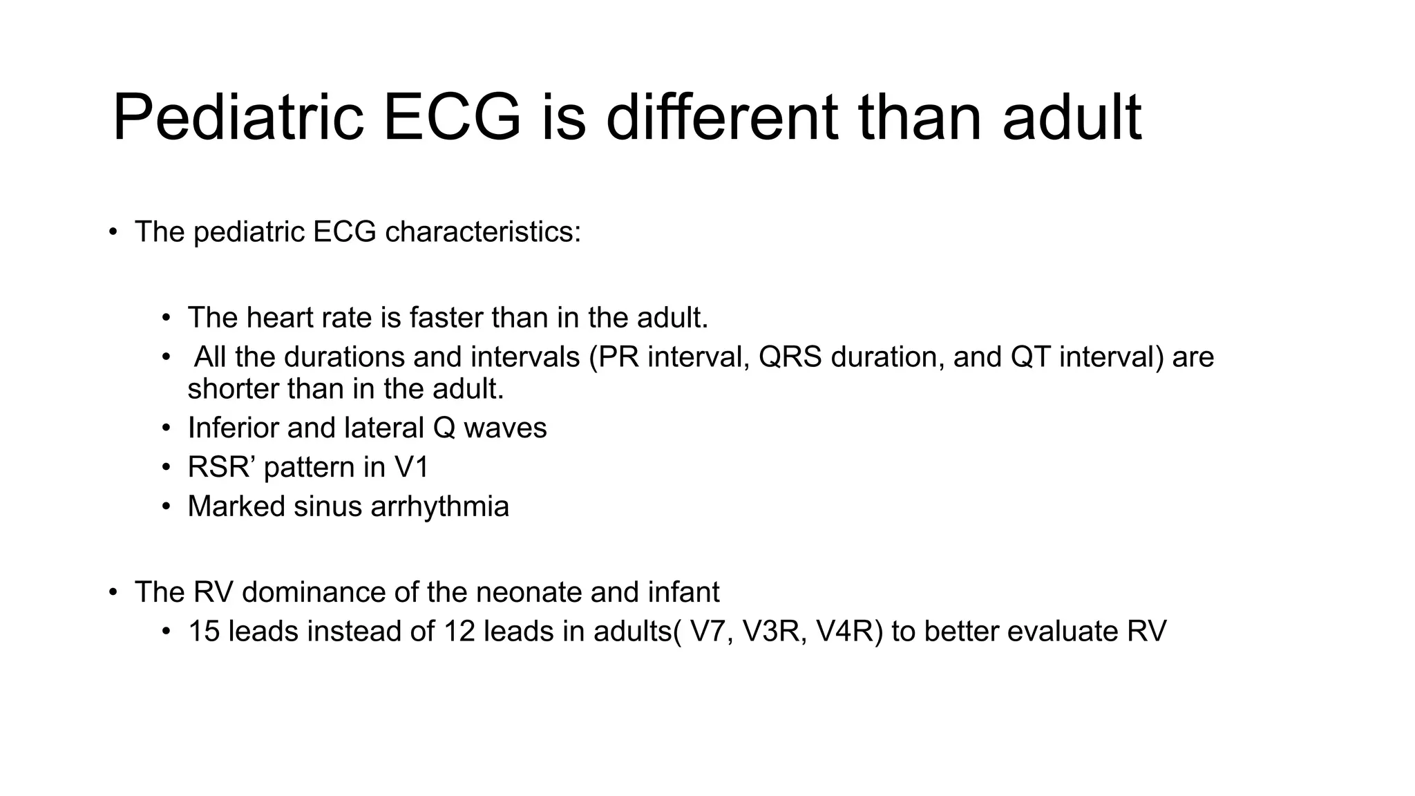 Ecg in children | PPTX