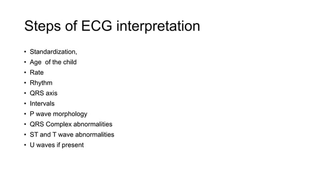 Ecg in children | PPTX | Heart and Cardiovascular Diseases | Diseases ...