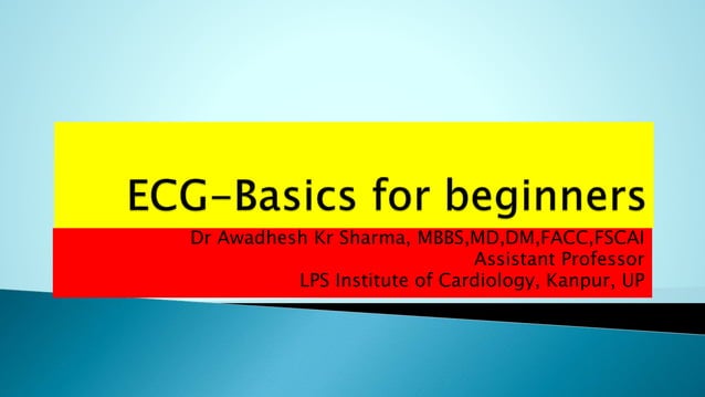 Ecg for beginners | PPTX | Heart and Cardiovascular Diseases | Diseases ...