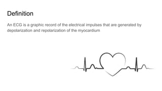 ECG | PPTX | Heart and Cardiovascular Diseases | Diseases and Conditions