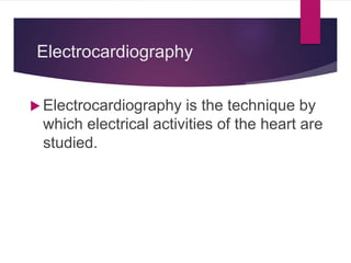 Ecg | PPTX | Heart and Cardiovascular Diseases | Diseases and Conditions