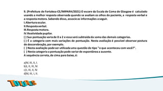 ECG-escala de coma de glasgow | PDF