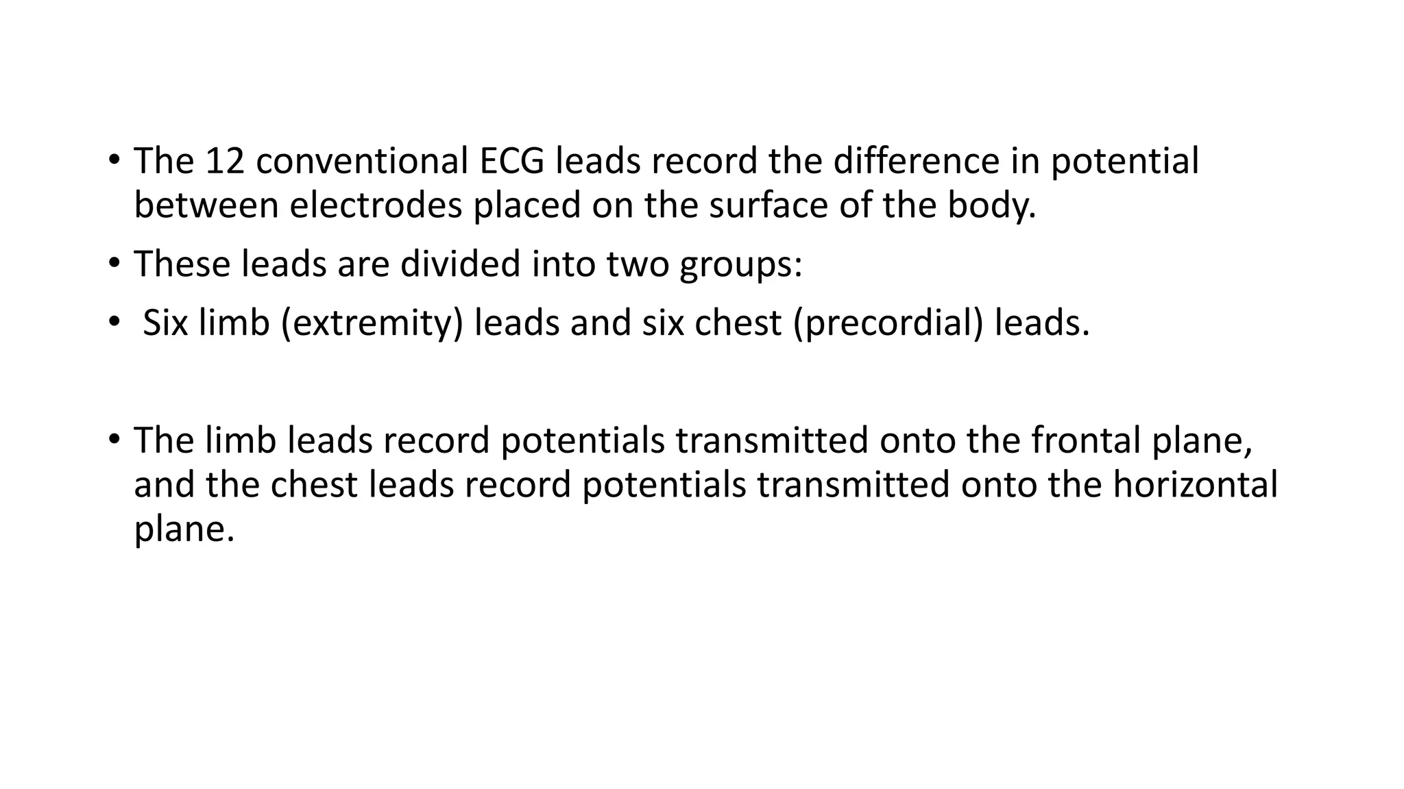 Presentation on basics of ECG............ | PPTX