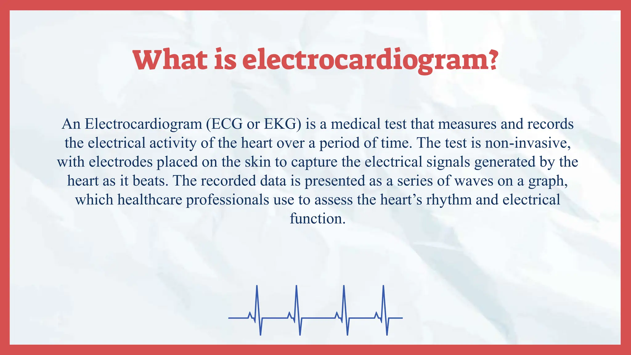 This is a ppt on electrocardiograph in detail | PPT