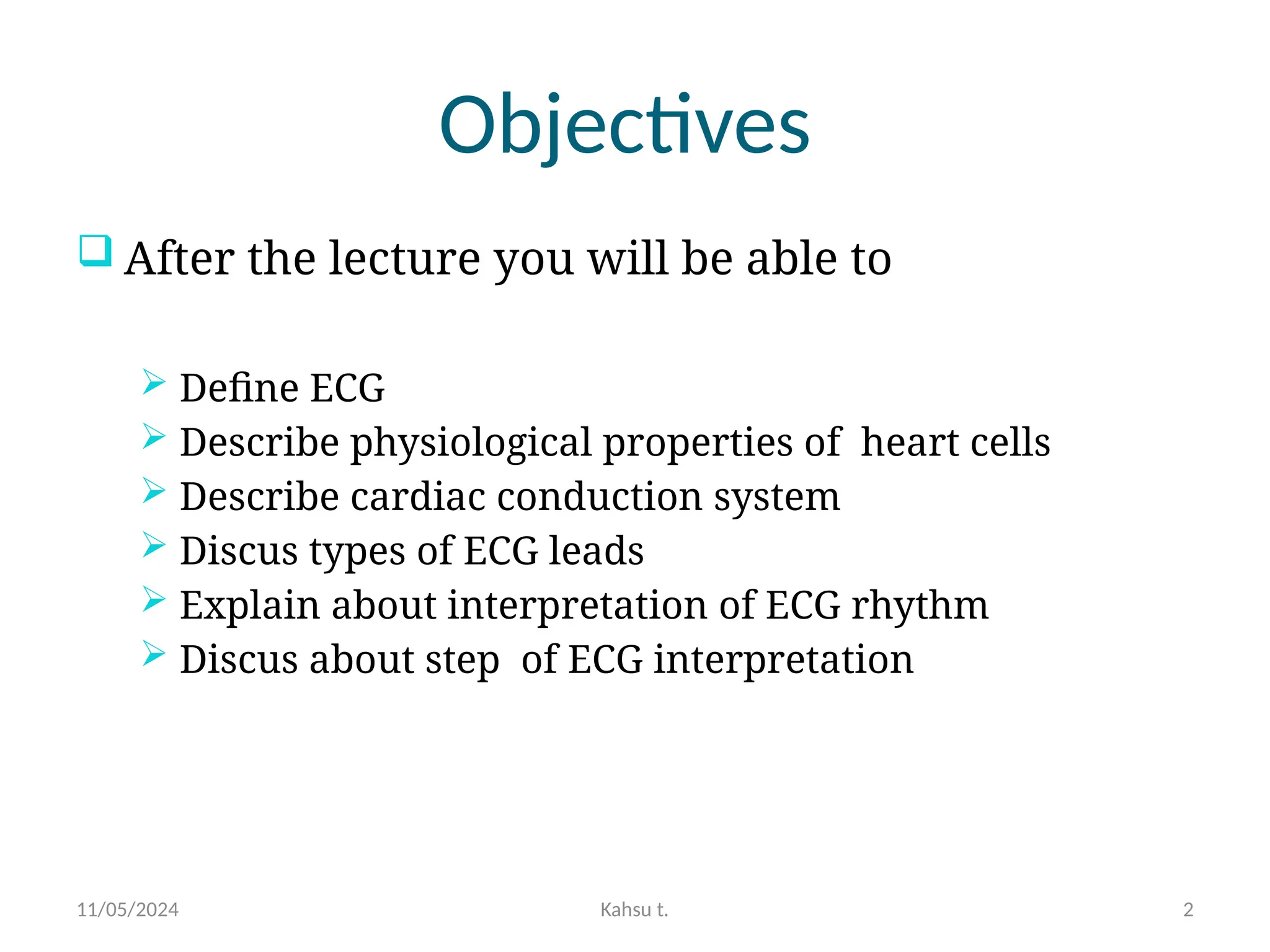 Basic Electrocardiography (ECG) interpretation | PPTX | Heart and ...