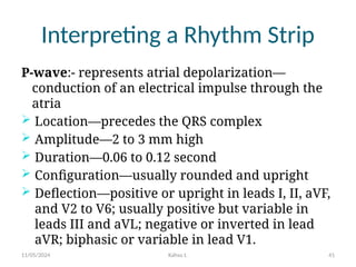 Basic Electrocardiography (ECG) interpretation | PPTX