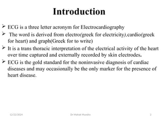 ECG....pptx ECG ALSO KNOWN AS ELECTOCARDIOGRAPHY | PPTX